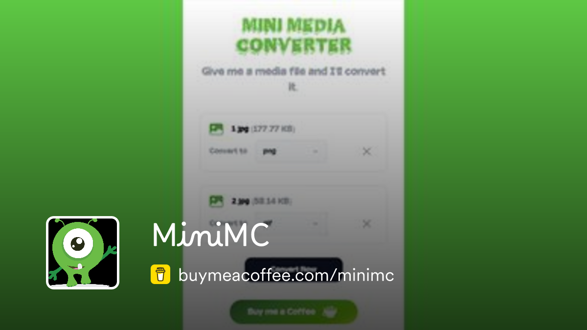 MiniMC - Buymeacoffee