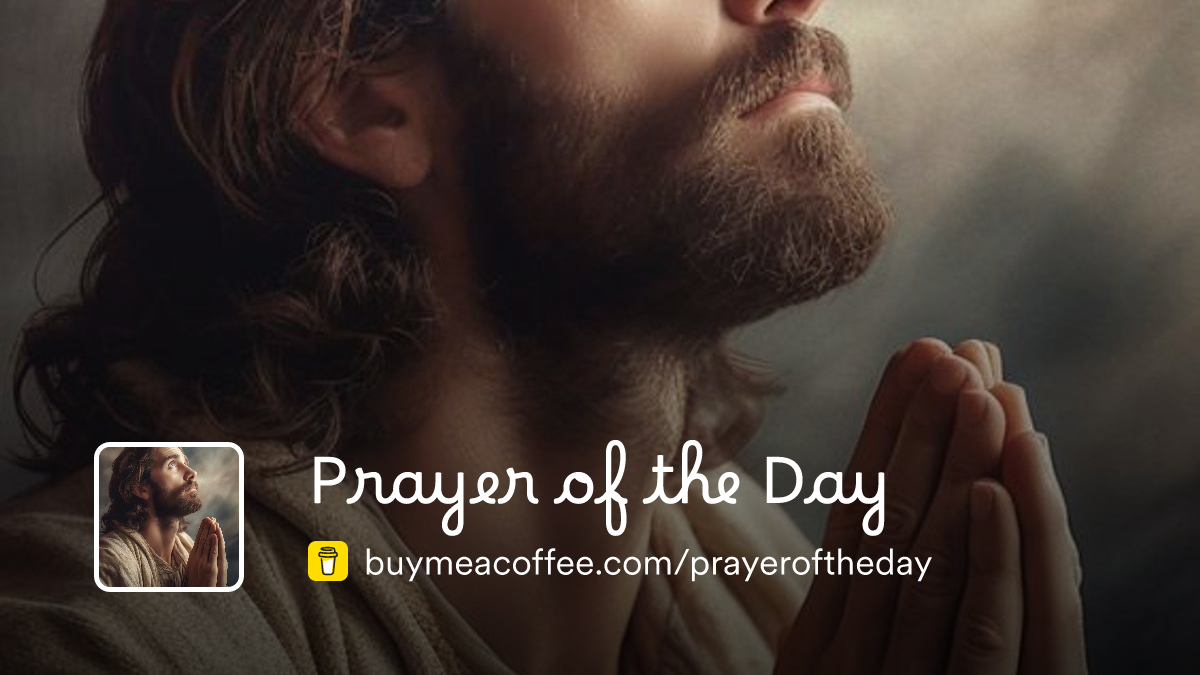 Prayer of the Day - Buymeacoffee