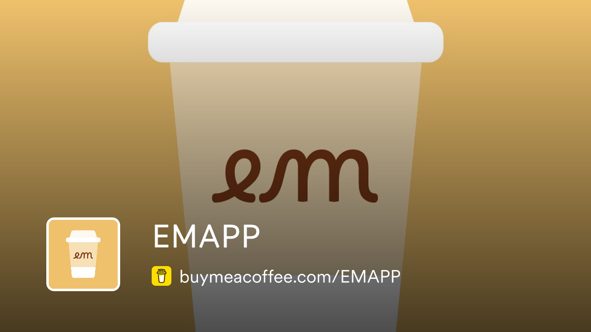EMAPP - Buymeacoffee