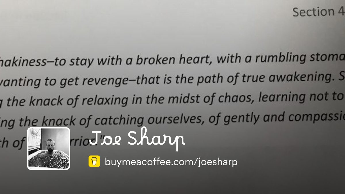 Joe Sharp is I’m sharing physical and mental techniques for health and ...