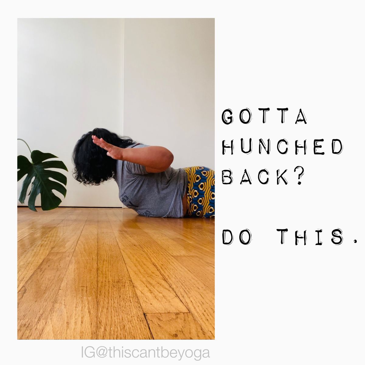 Hunched Back? Do this. — thatoneyogi - Buymeacoffee