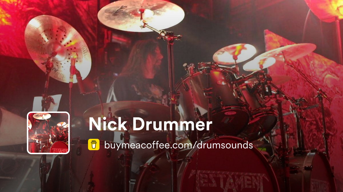 Nick Drummer - Buymeacoffee