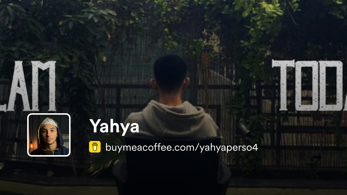 Yahya - Buymeacoffee