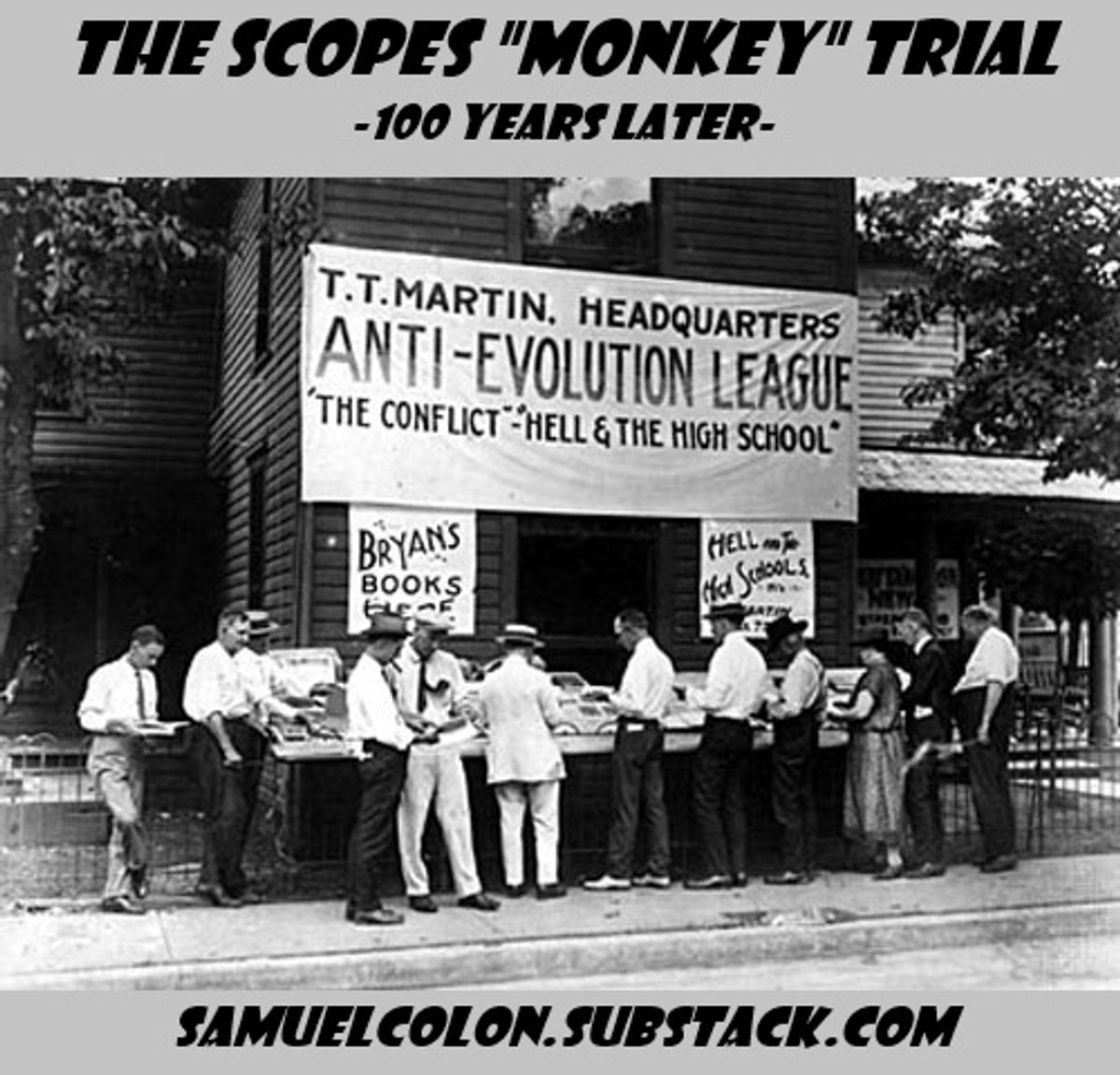 The Scopes "Monkey" Trial — Samuel Colon - Buymeacoffee