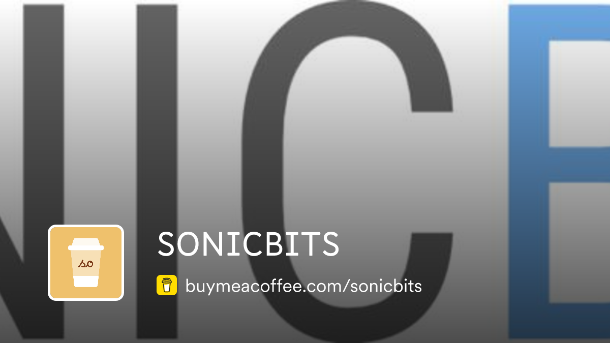 SONICBITS is creating creative tools for audio production - Buymeacoffee