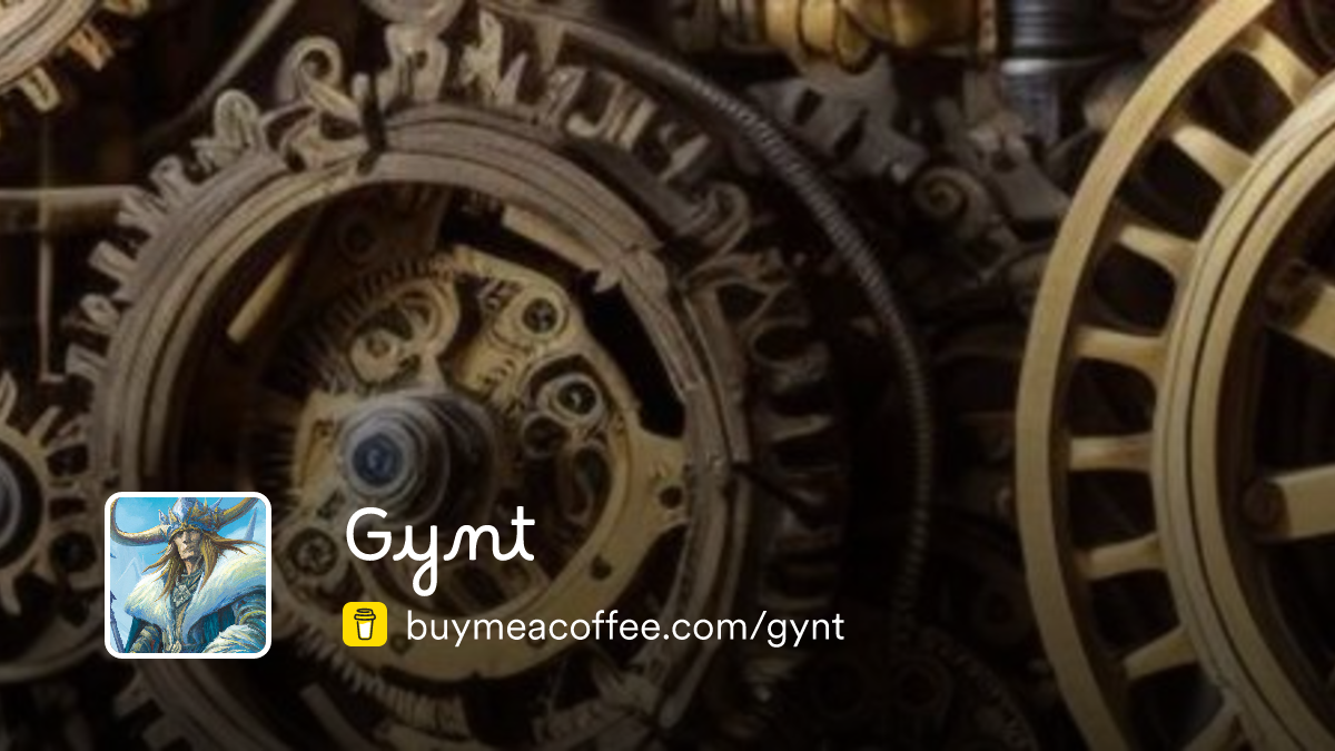 Gynt is Programmer - Buymeacoffee