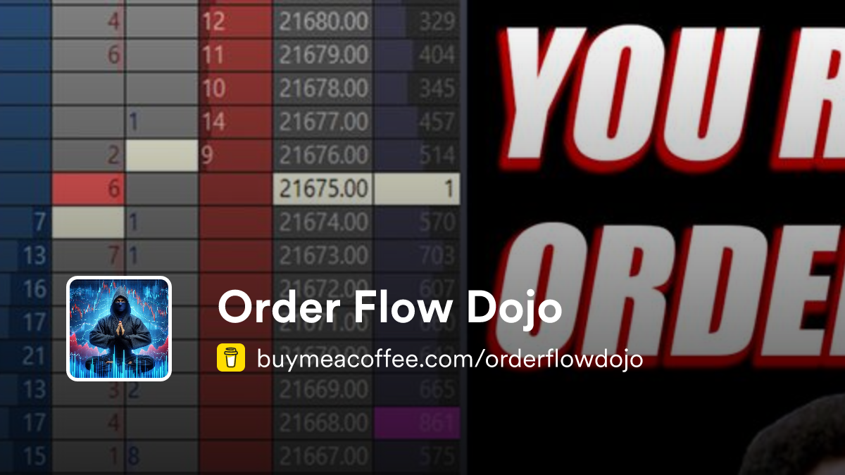Order Flow Dojo is institutional-grade trading analysis tools and education - Buymeacoffee