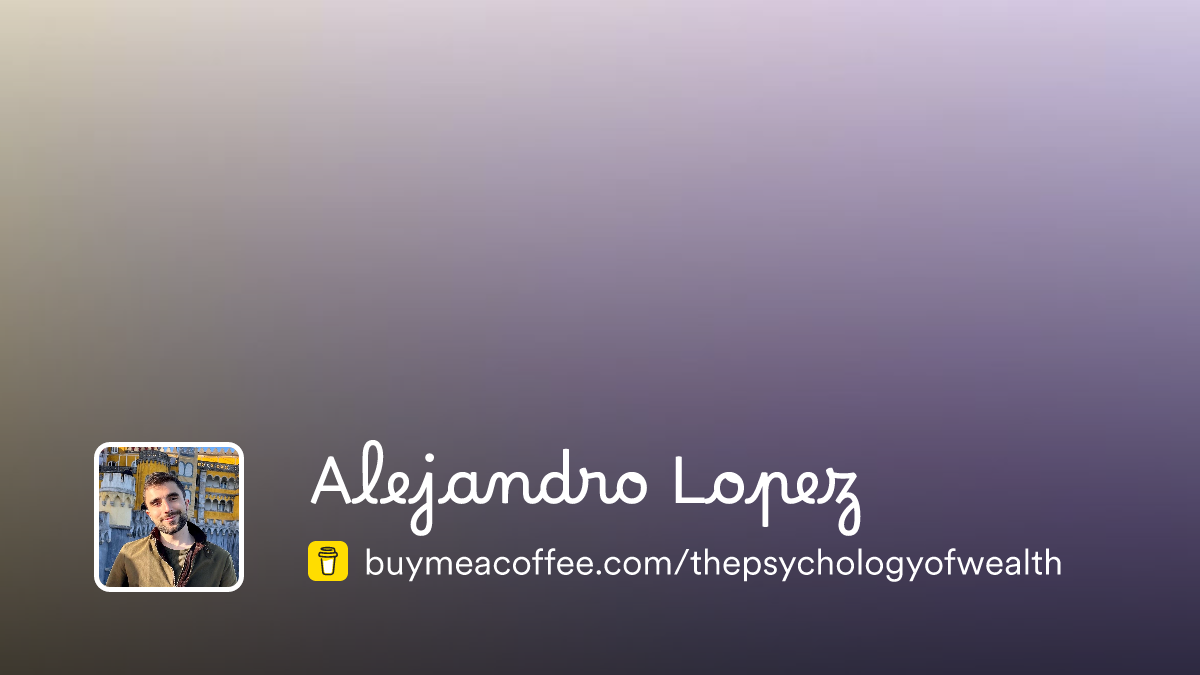 Alejandro Lopez - Buymeacoffee