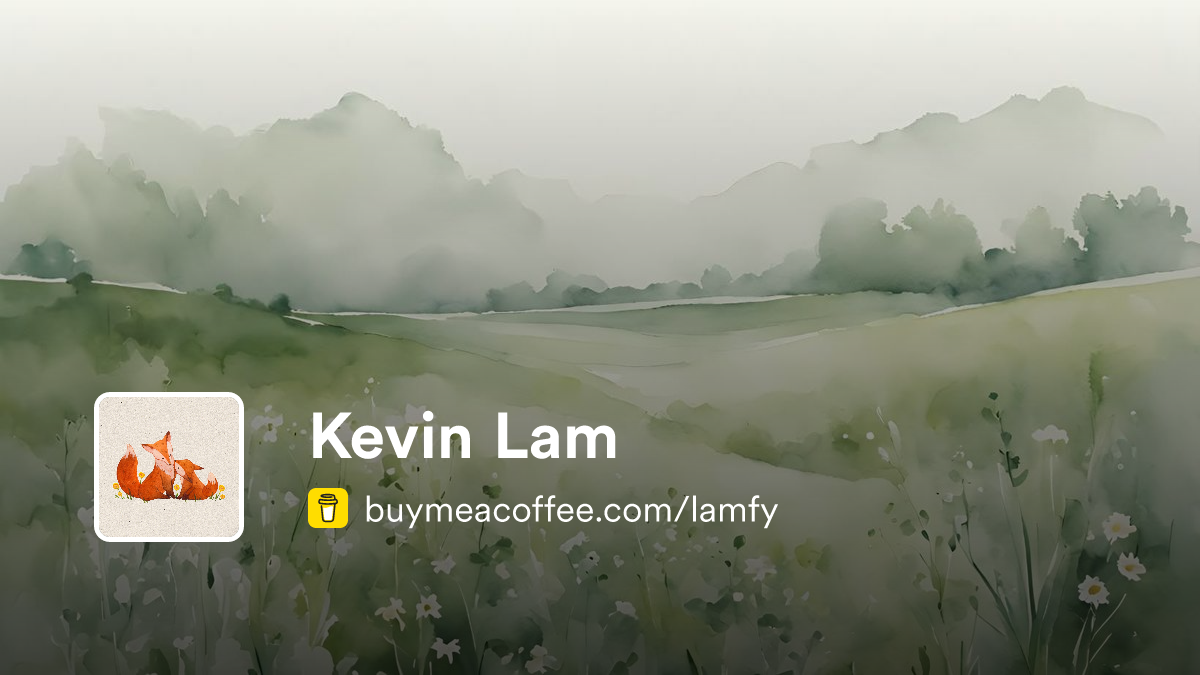 Kevin Lam is prose, poems - Buymeacoffee
