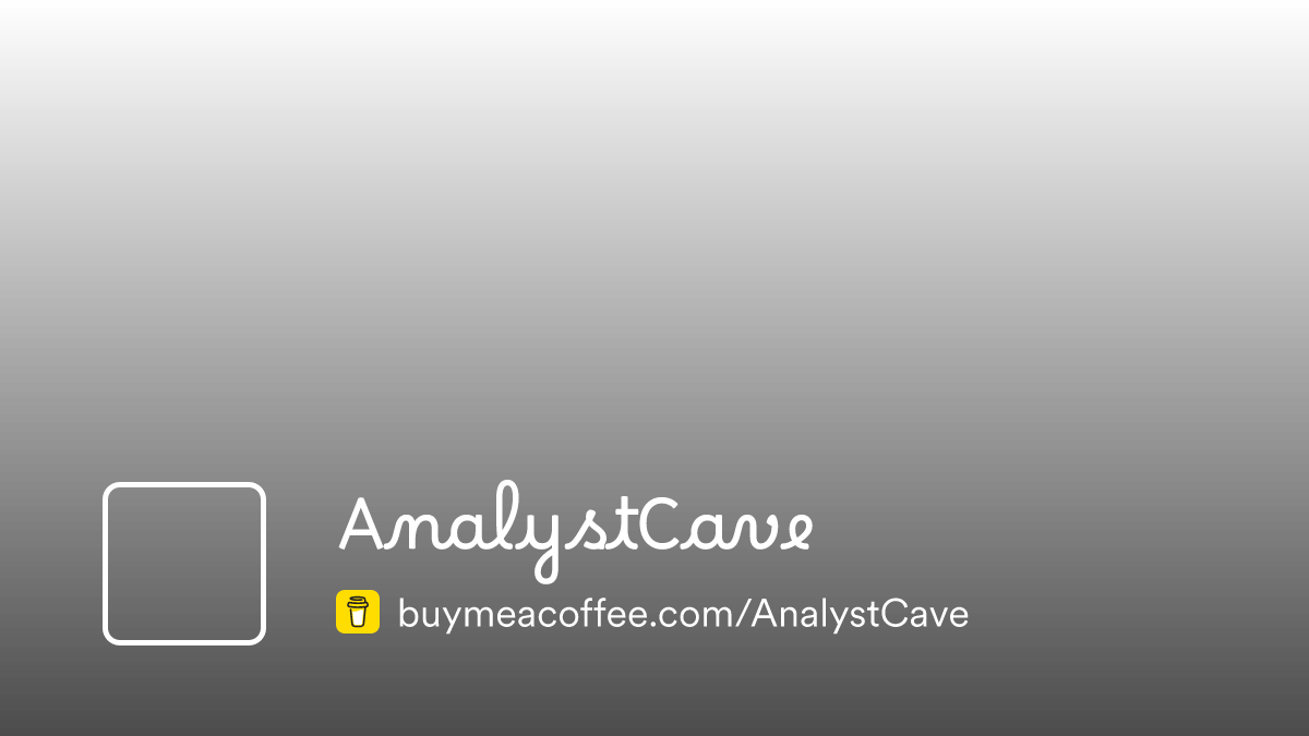 AnalystCave - Buymeacoffee