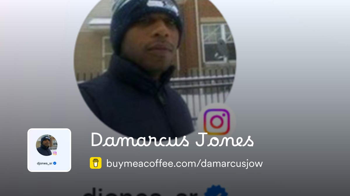 Damarcus Jones is JuntylPro ™️ - Buymeacoffee