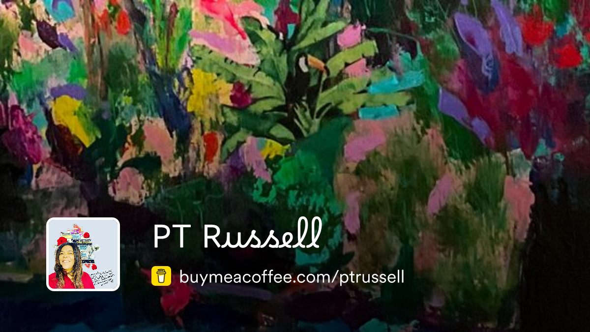 PT Russell is A Podcast Highlighting creative voices and emerging artists. - Buymeacoffee