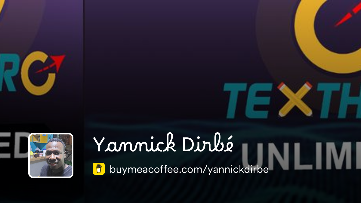 Yannick Dirbé is website and web applications developer - Buymeacoffee