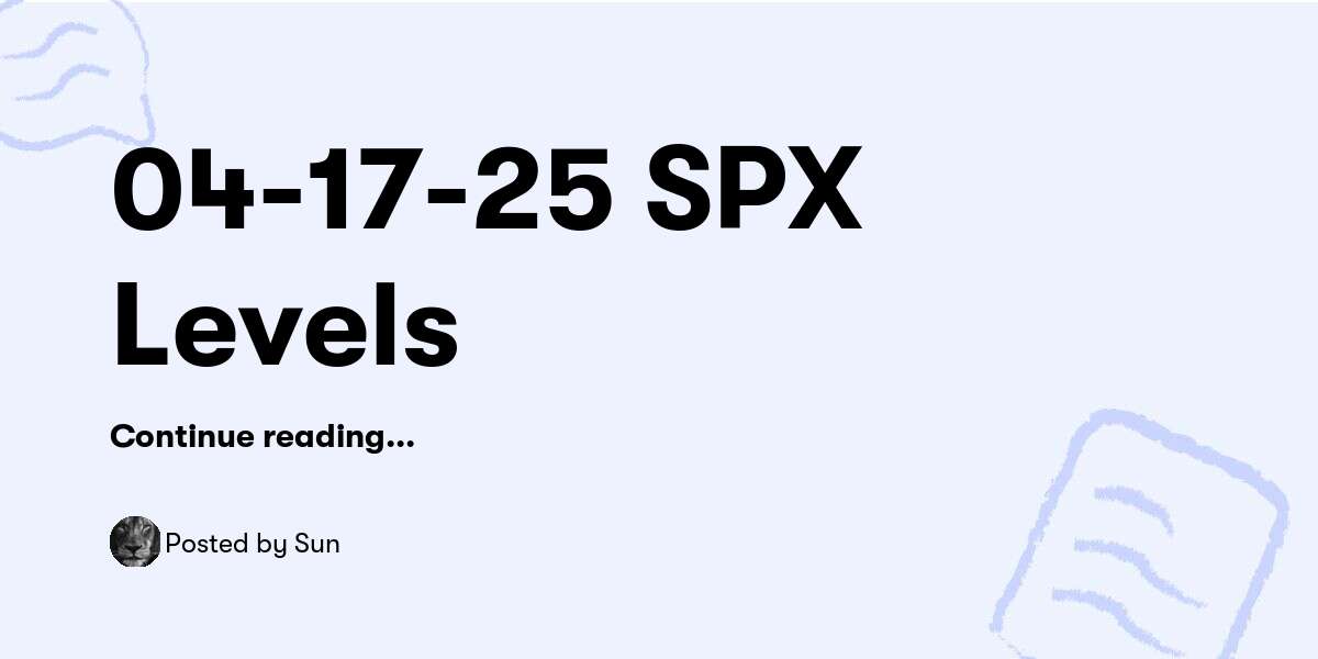 04-17-25 SPX Levels — Sun - Buymeacoffee