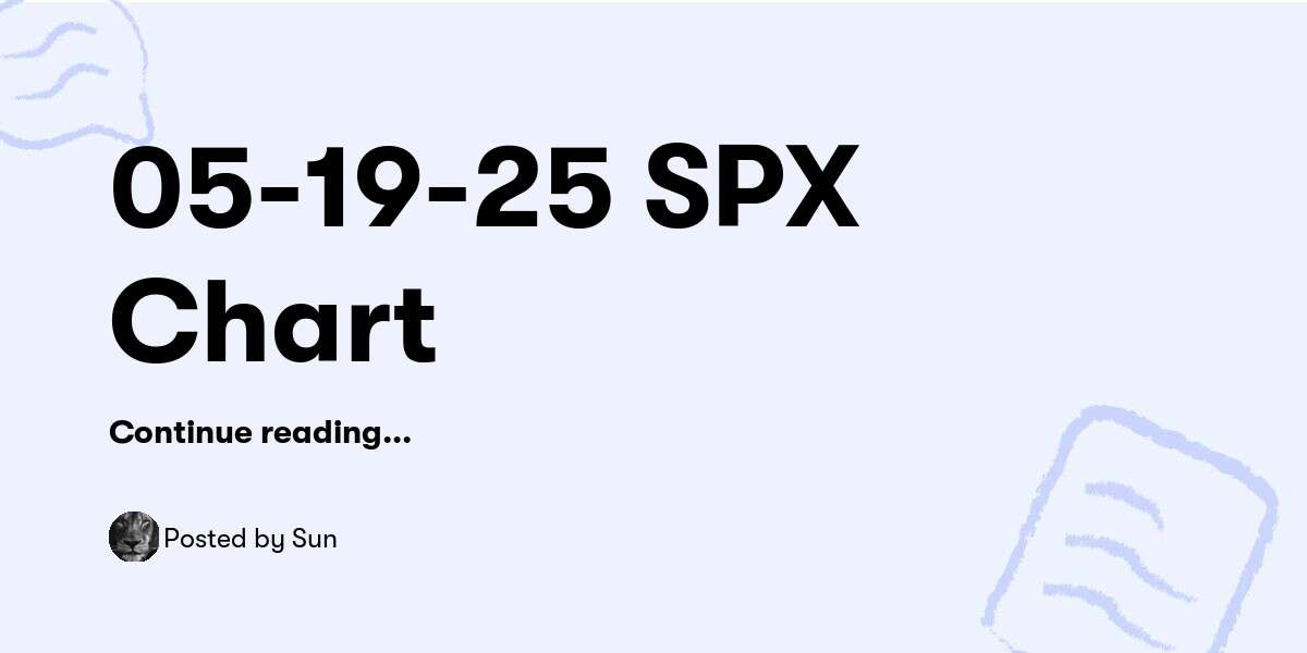 05-19-25 SPX Chart — Sun - Buymeacoffee
