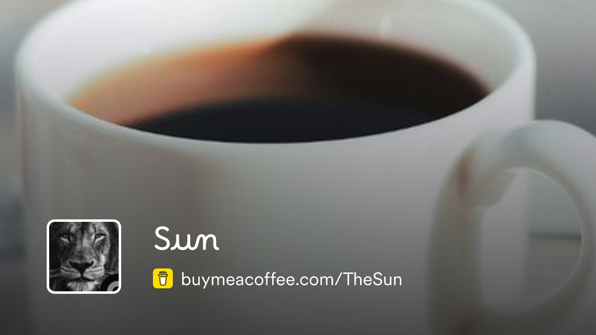 Sun - Buymeacoffee