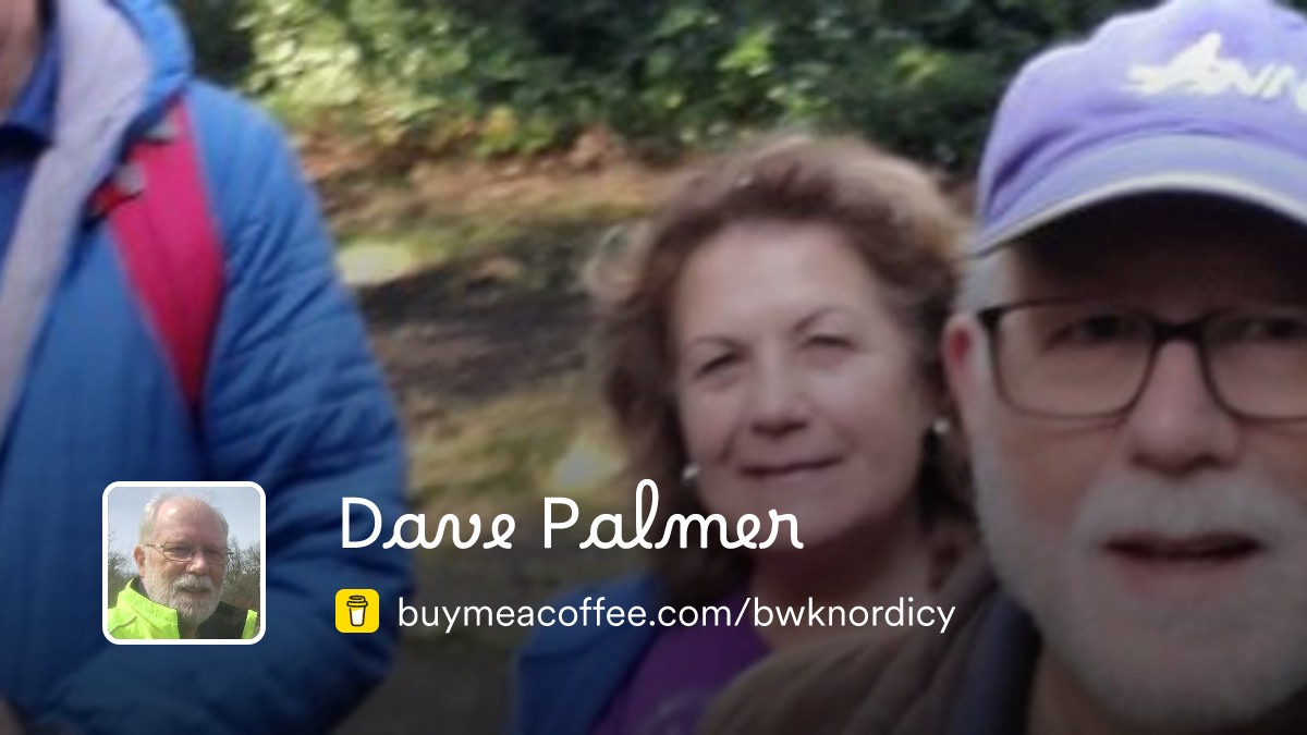 Dave Palmer is Promoting fitness through Nordic walking - Buymeacoffee