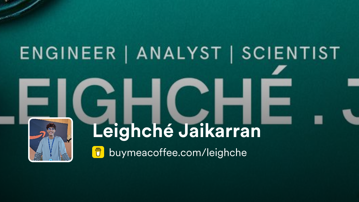 Leighché Jaikarran is Sharing knowledge, supporting students, and building lasting solutions ...