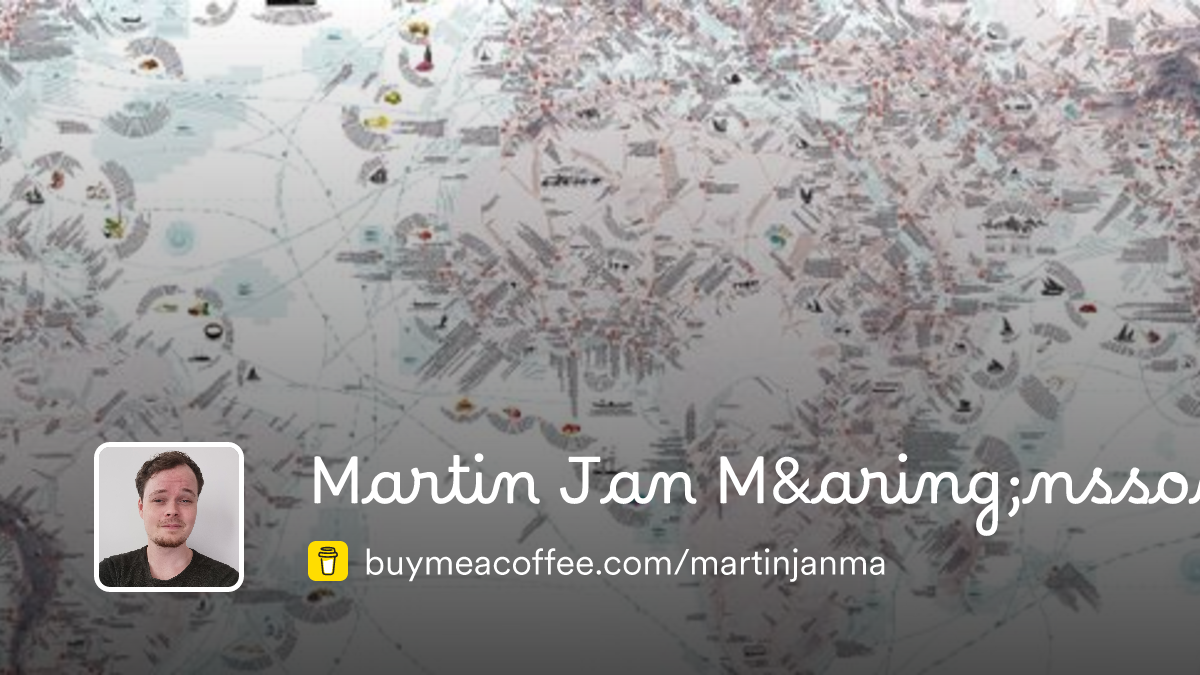 Martin Jan Månsson - Buymeacoffee