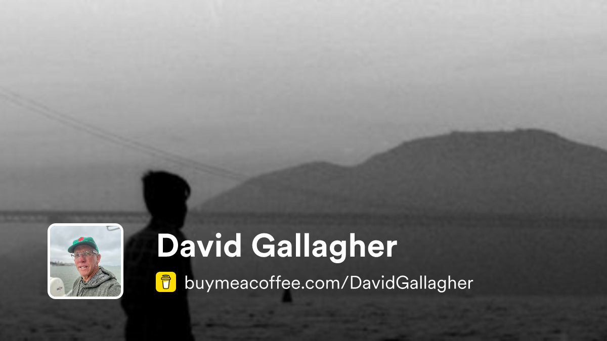 David Gallagher - Buymeacoffee