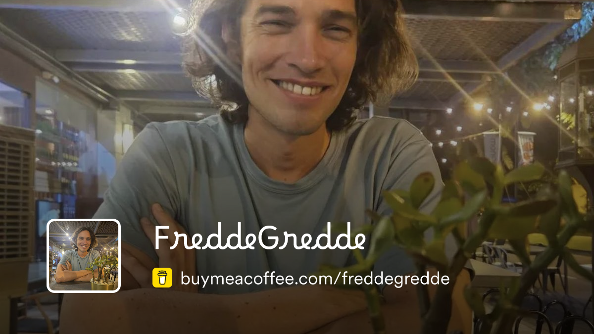FreddeGredde is Music - Buymeacoffee FreddeGredde is Music - Buymeacoffee