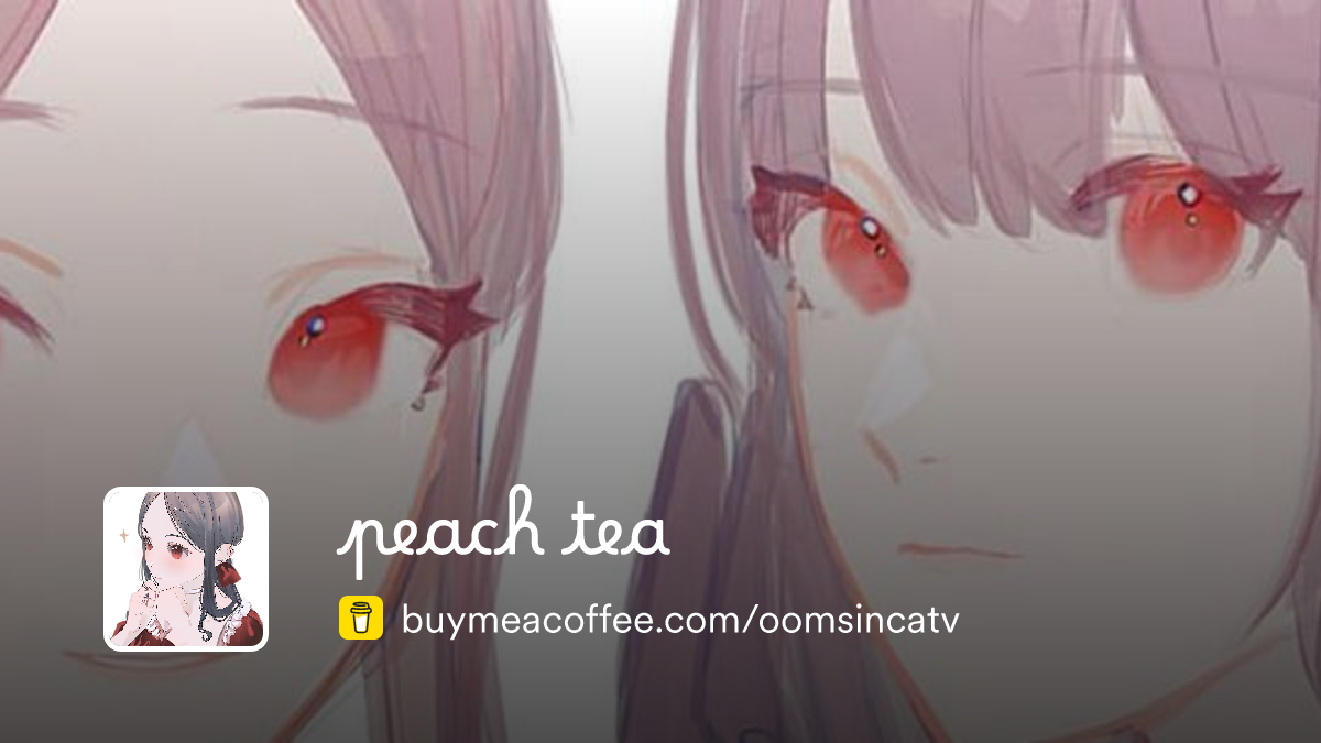 peach tea - Buymeacoffee