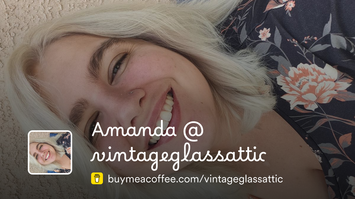 Amanda @ vintageglassattic - Buymeacoffee