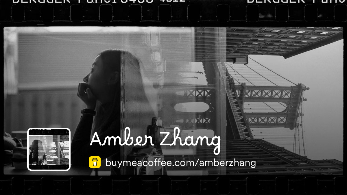 Amber Zhang - Buymeacoffee