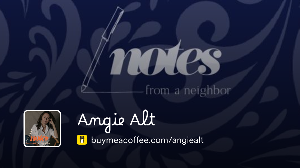 Angie Alt - Buymeacoffee
