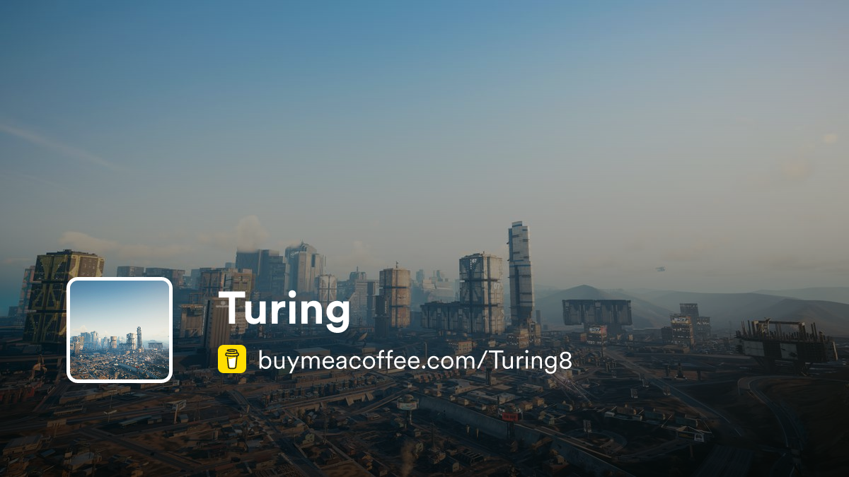 Extras | Turing - Buymeacoffee