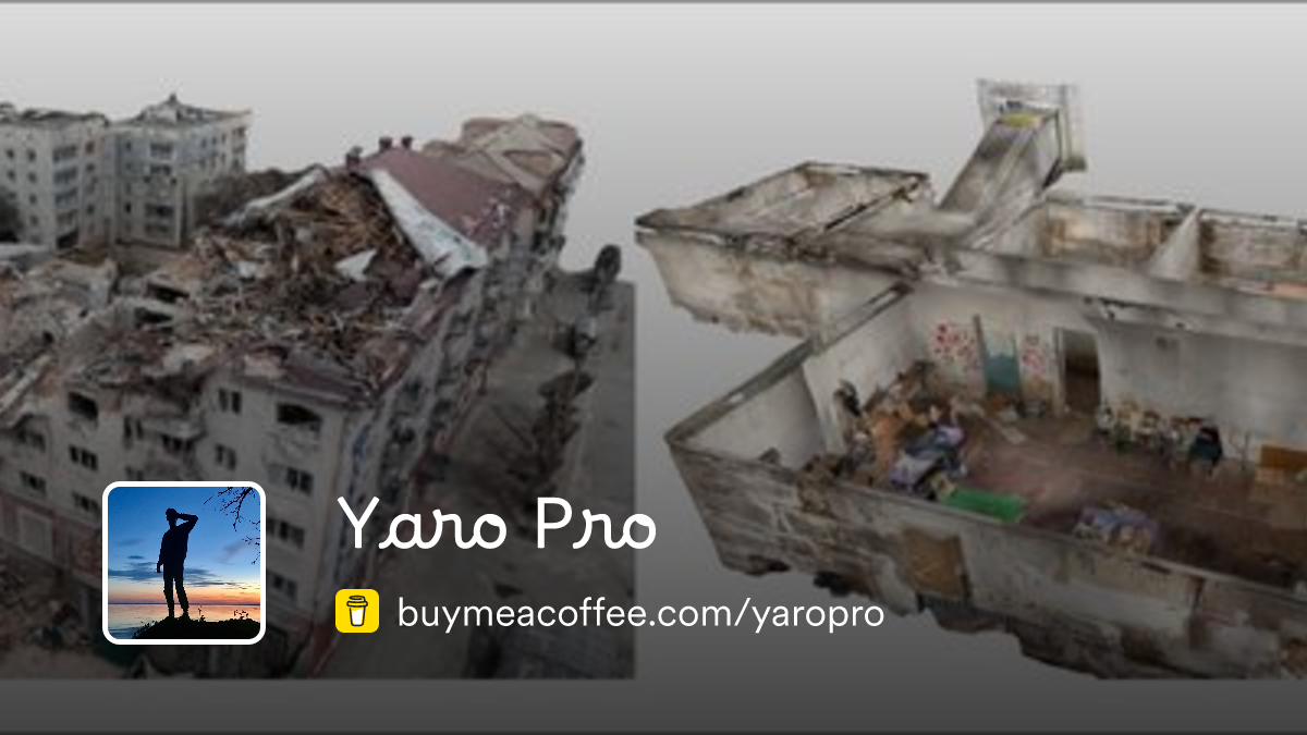 Yaro Pro is creating 3d scans - Buymeacoffee
