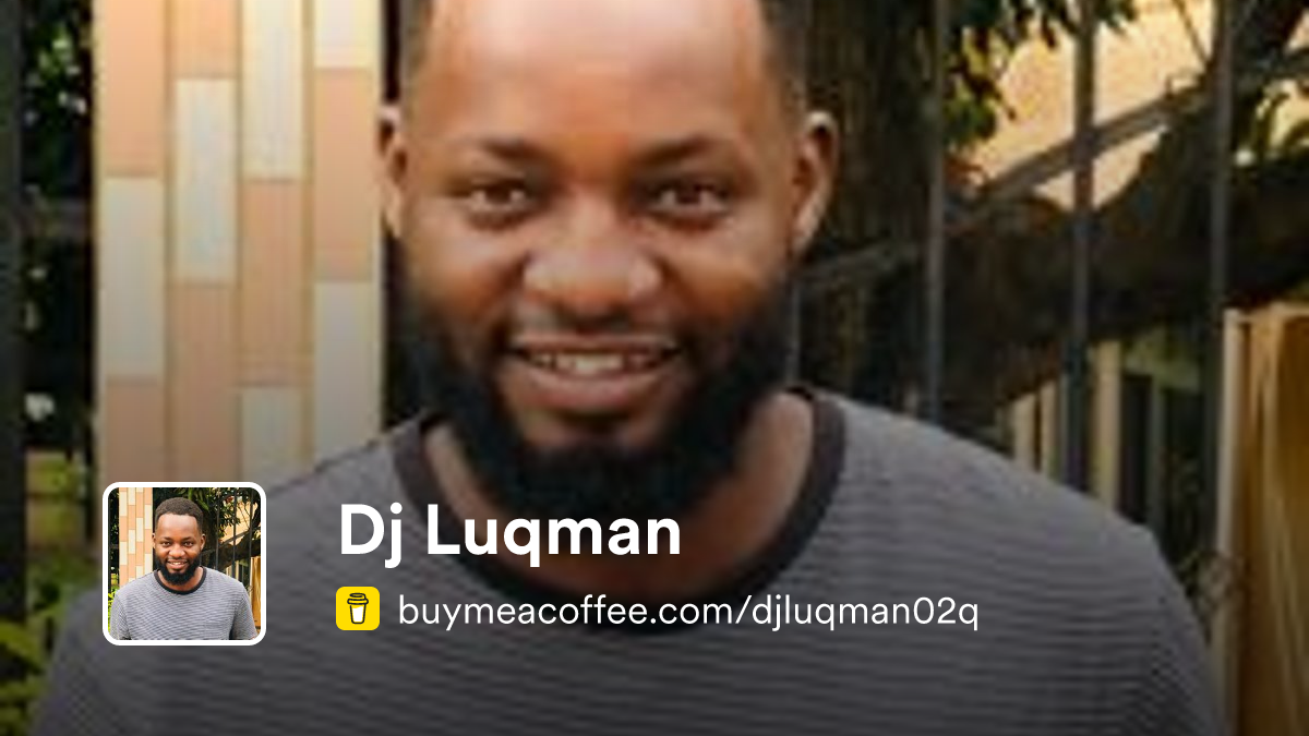 Dj Luqman - Buymeacoffee