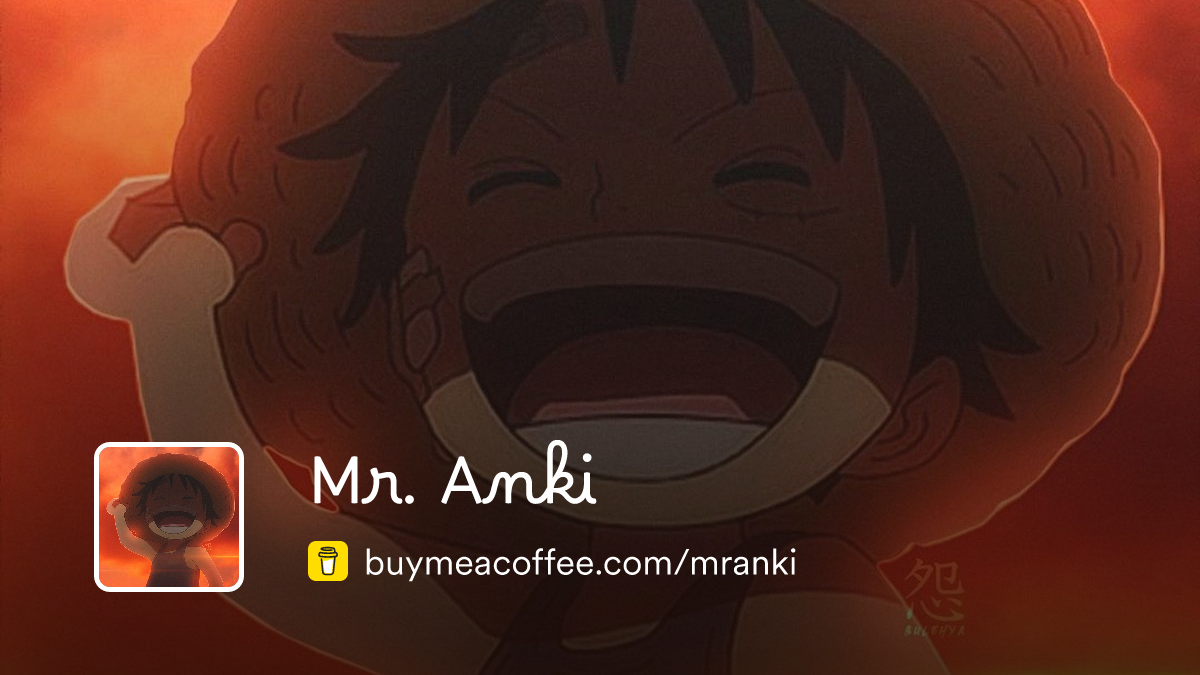Mr. Anki - Buymeacoffee