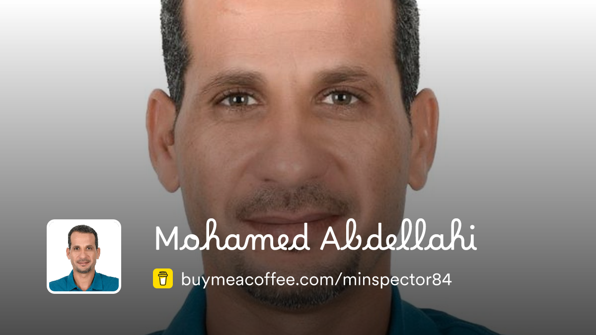 Mohamed Abdellahi - Buymeacoffee