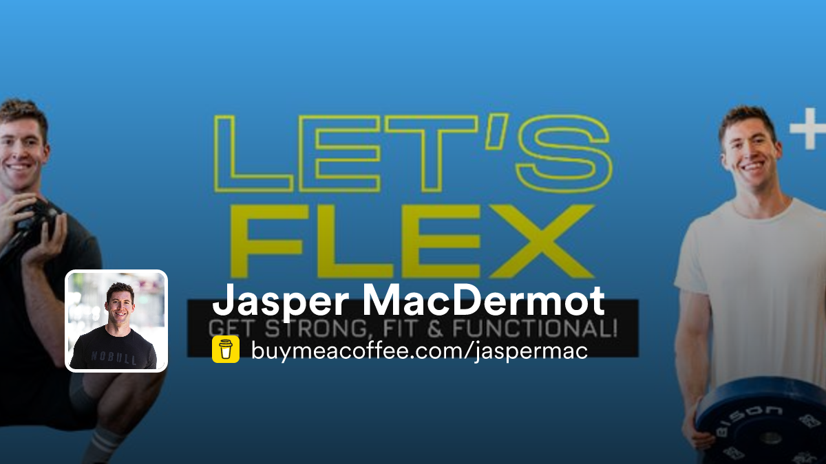 Jasper MacDermot is Making The Best Workouts On YouTube - Buymeacoffee