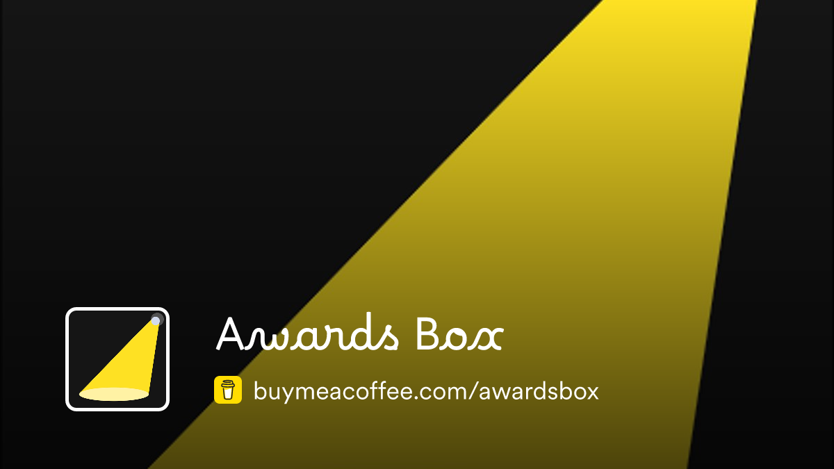 Awards Box - Buymeacoffee