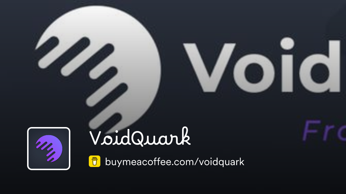 VoidQuark - Buymeacoffee