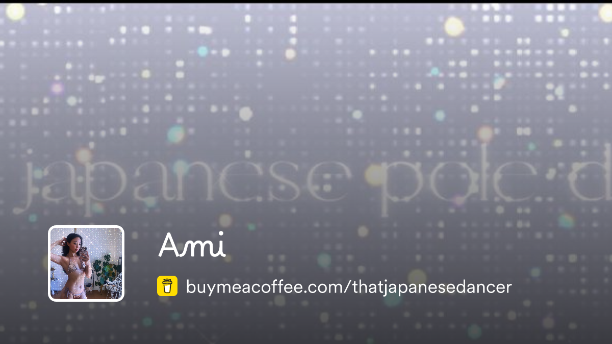 Ami is Pole Dance Videos - Buymeacoffee