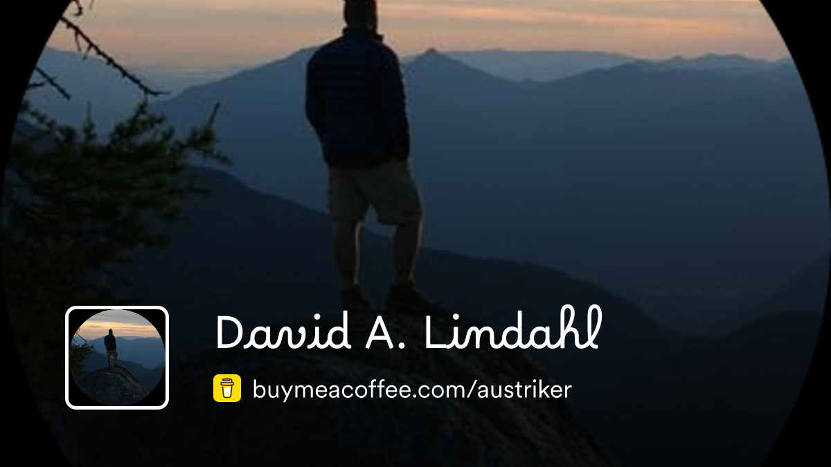 David A. Lindahl - Buymeacoffee