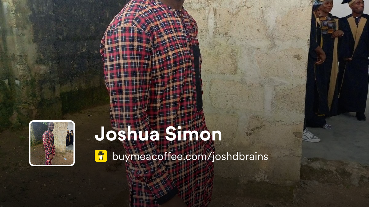 Joshua Simon - Buymeacoffee
