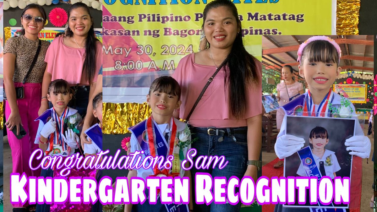 Congratulations Sam | Kindergarten Recognition 🥈 — CristVlogs ...