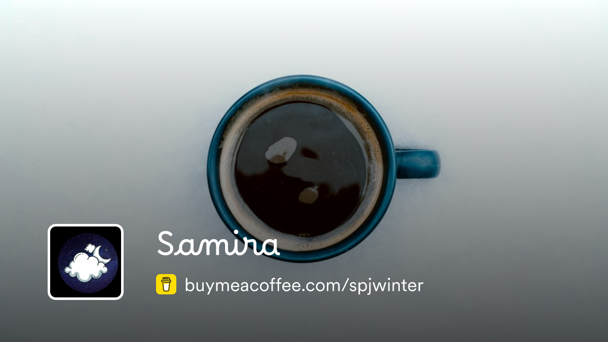 Samira is Winter animations - Buymeacoffee