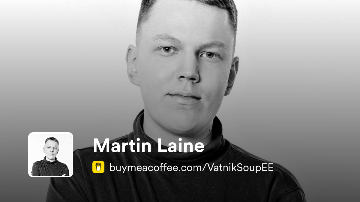 Martin Laine - Buymeacoffee