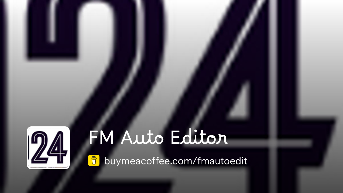 FM Auto Editor - Buymeacoffee