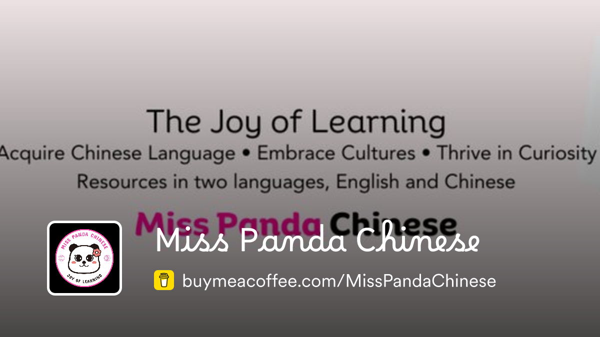 Miss Panda Chinese - Buymeacoffee