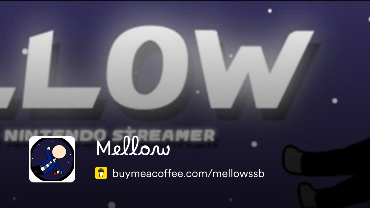 Mellow is Smash bros & Nintendo content on YouTube - Buymeacoffee