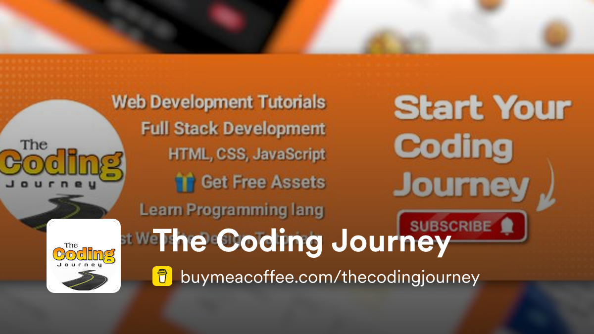 The Coding Journey Is 👨🏻💻developer And Web Designer Lets Start The Coding Journey🛣️