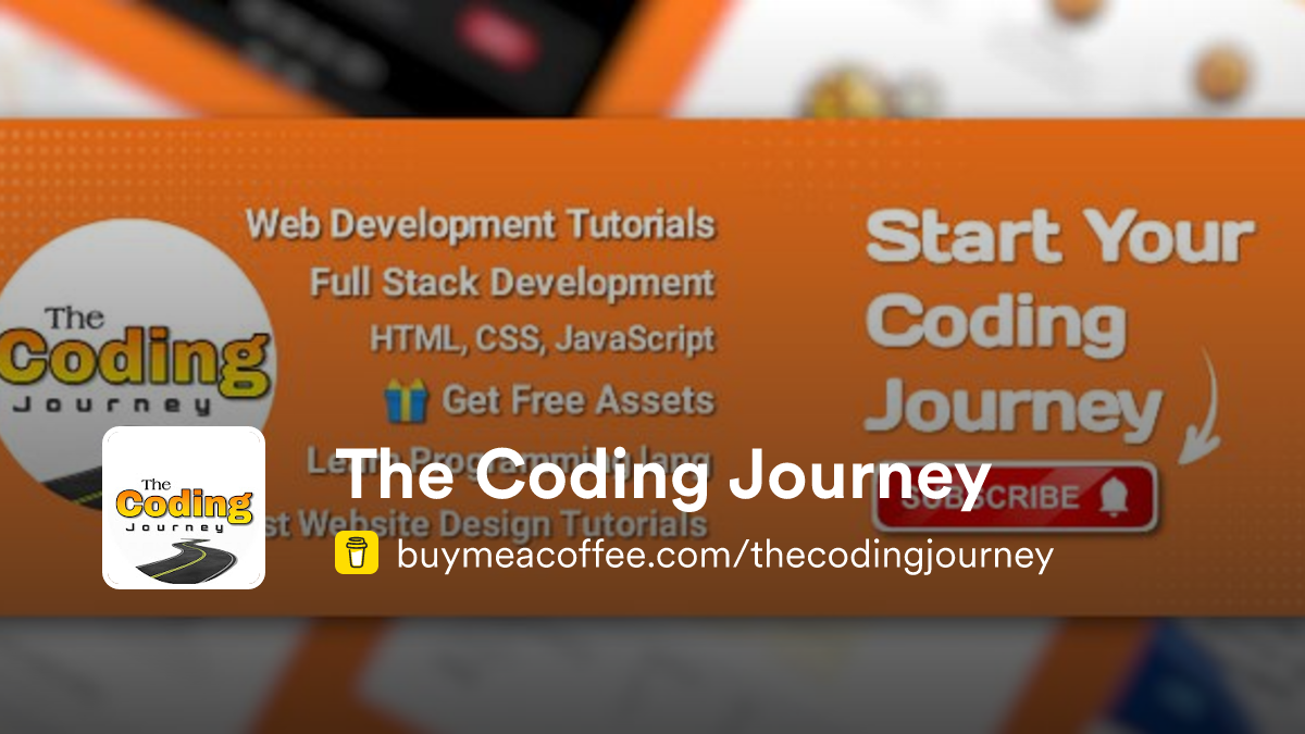 The Coding Journey Is 👨🏻‍💻developer And Web Designer Lets Start The Coding Journey🛣️