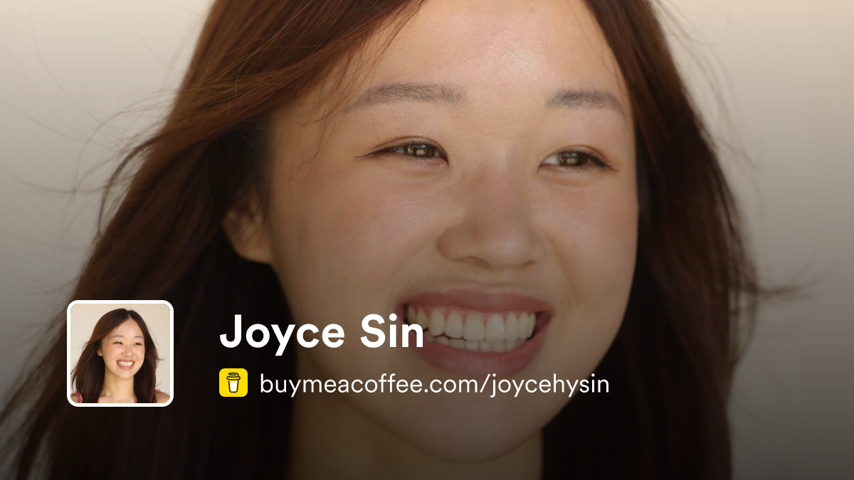 Joyce Sin - Buymeacoffee