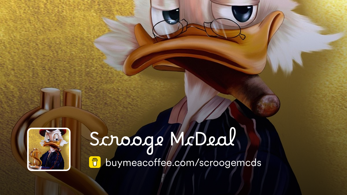 Membership | Scrooge McDeal - Buymeacoffee